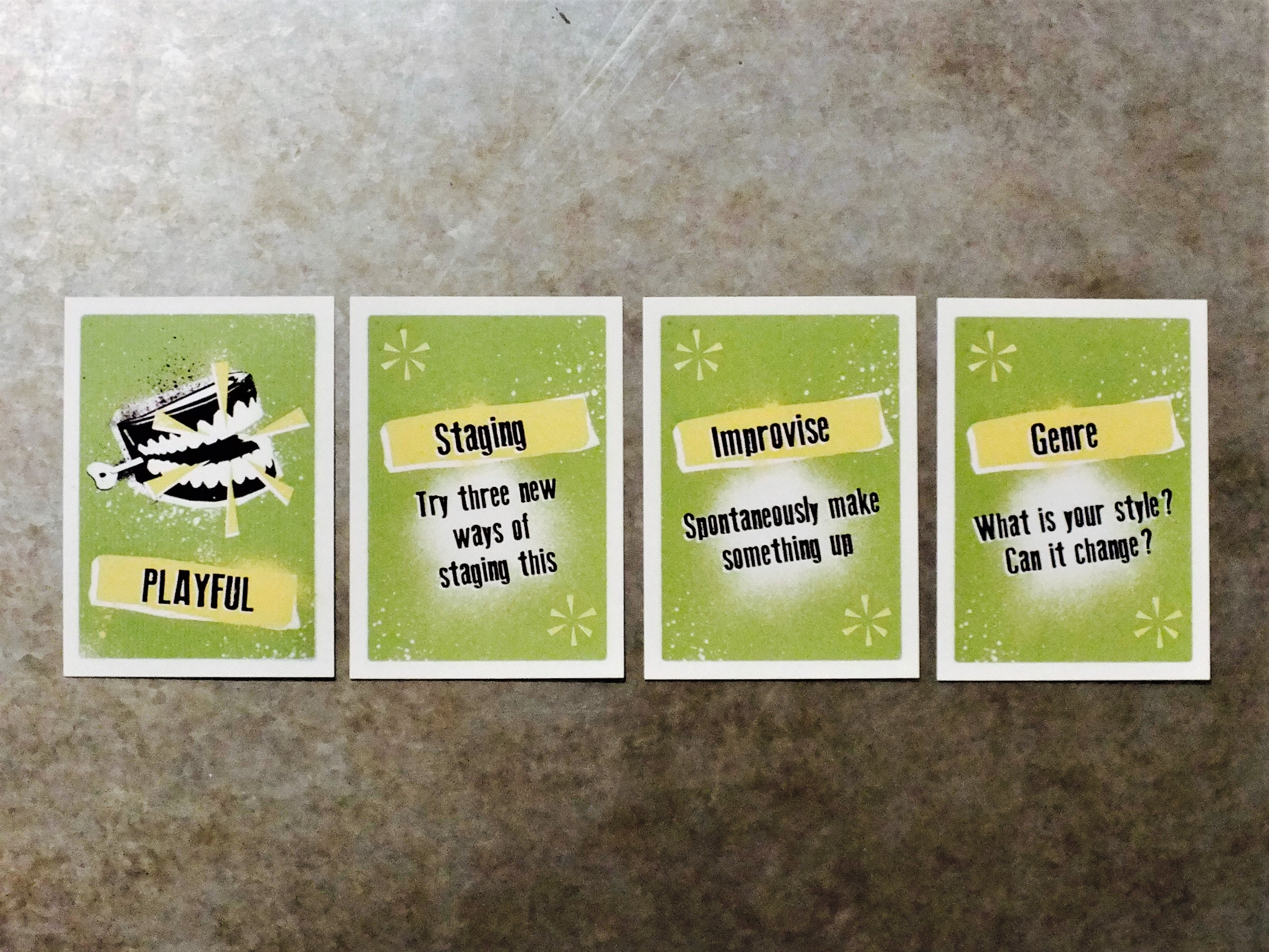 Theatre Creativity Cards - The Paper Birds : The Paper Birds